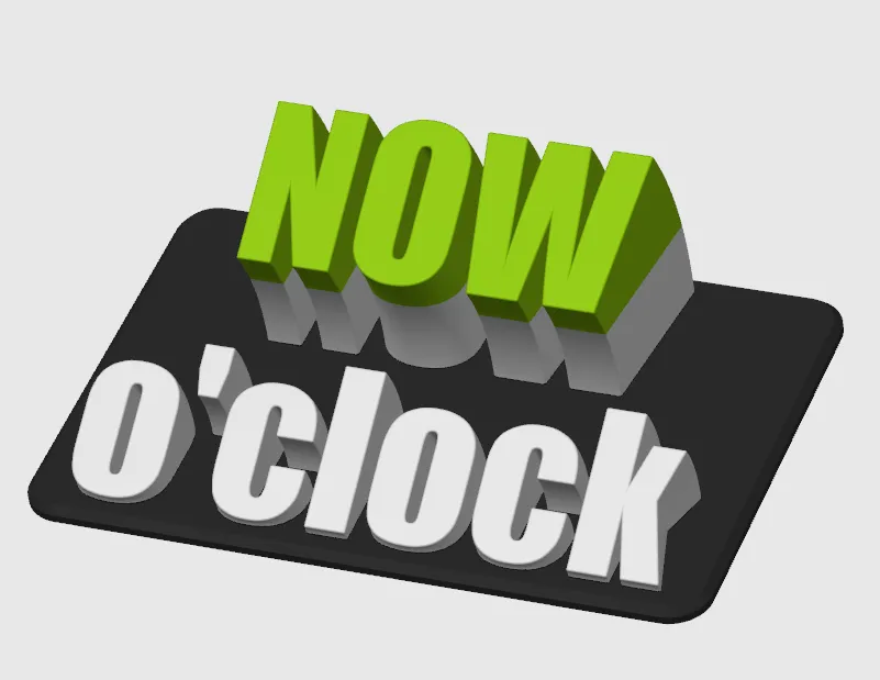 NOW O'Clock: The Infinite Timepiece by vhart0 - MakerWorld