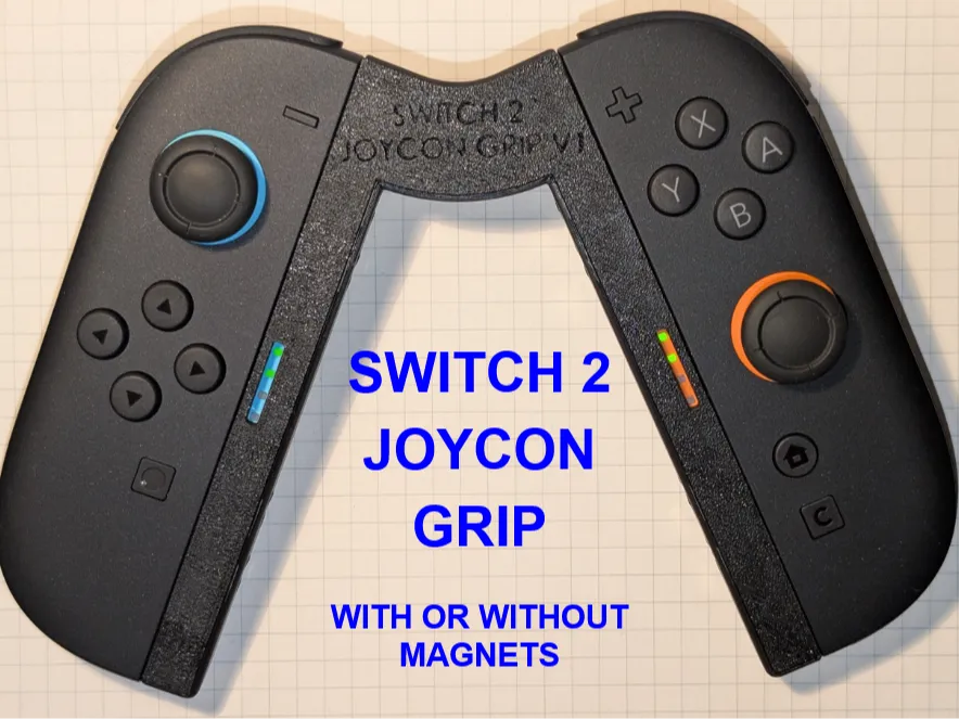 Switch 2 Joycon 2 Grip by csankey6 MakerWorld: Download Free 3D Models
