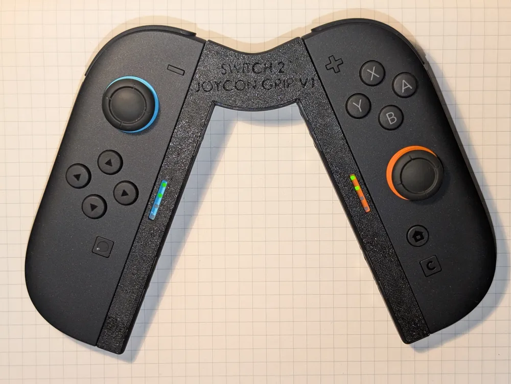 Switch 2 Joycon 2 Grip by csankey6 MakerWorld: Download Free 3D Models