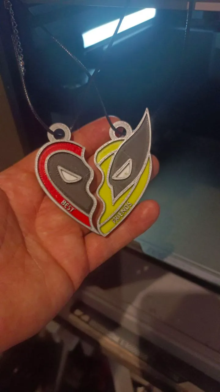 Deadpool & Wolverine Pendant by makermaniac3d - MakerWorld