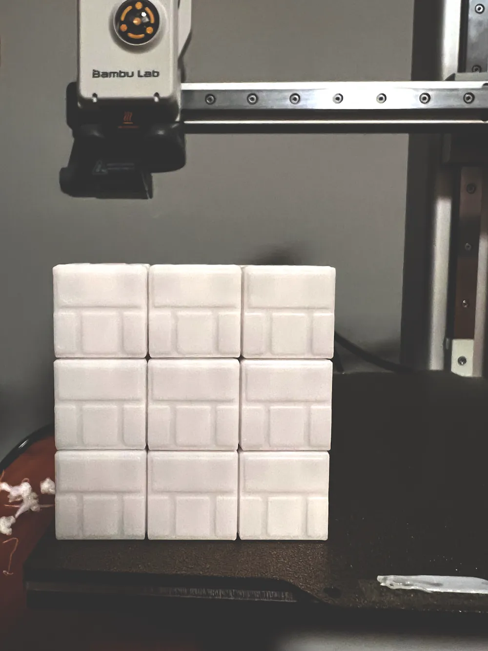 Minecraft Quartz Block (20x20mm) with 8 Chambers by HikiMakerWorld ...