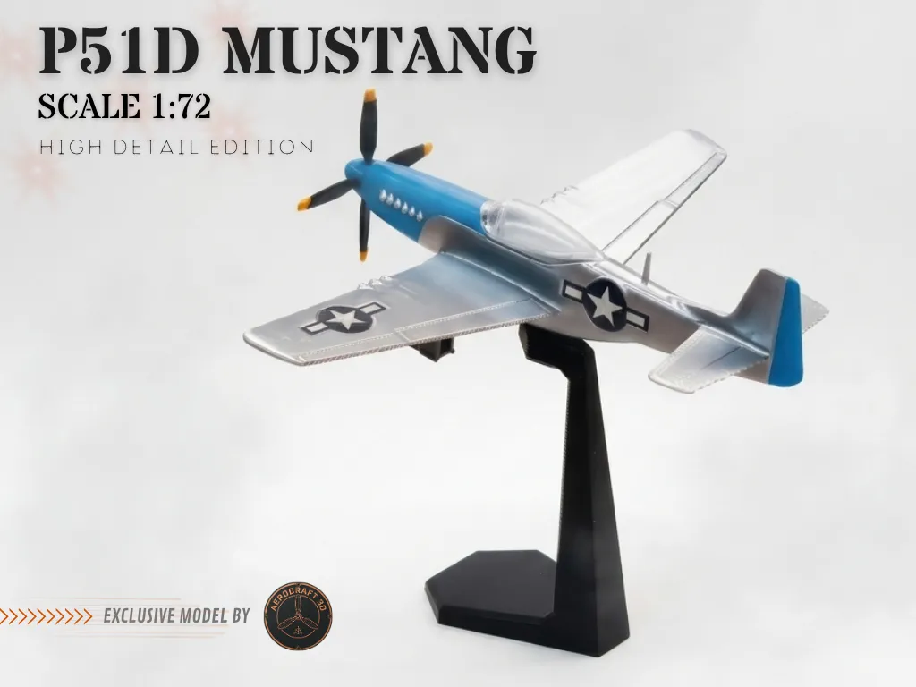 P-51D Mustang – High Detail Edition (V2.0) - Free 3D Print Model ...