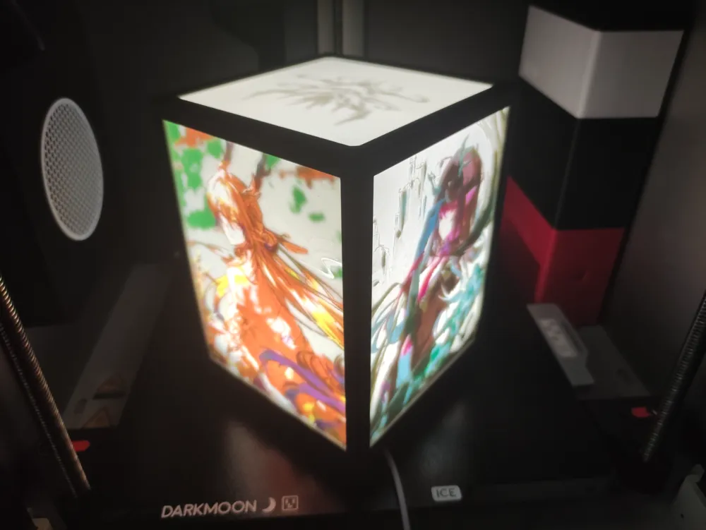 Make My Lithophane Lamp - LED Lamp Kit - Free 3D Print Model - MakerWorld