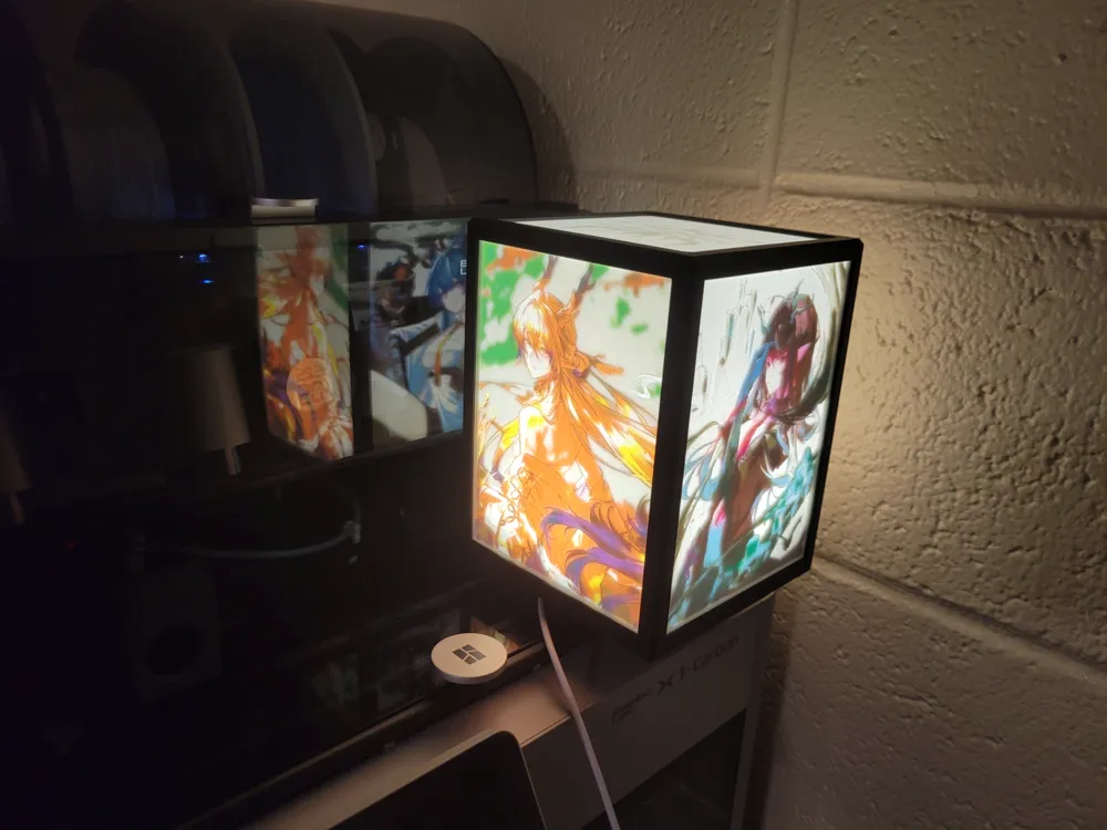 Make My Lithophane Lamp - LED Lamp Kit - Free 3D Print Model - MakerWorld