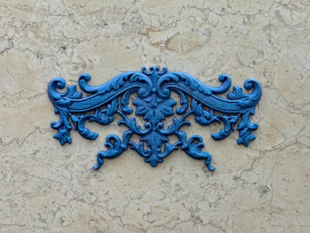 Rococo Center Onlay with Scrolls by Bjoern 3D MakerWorld: Download Free ...