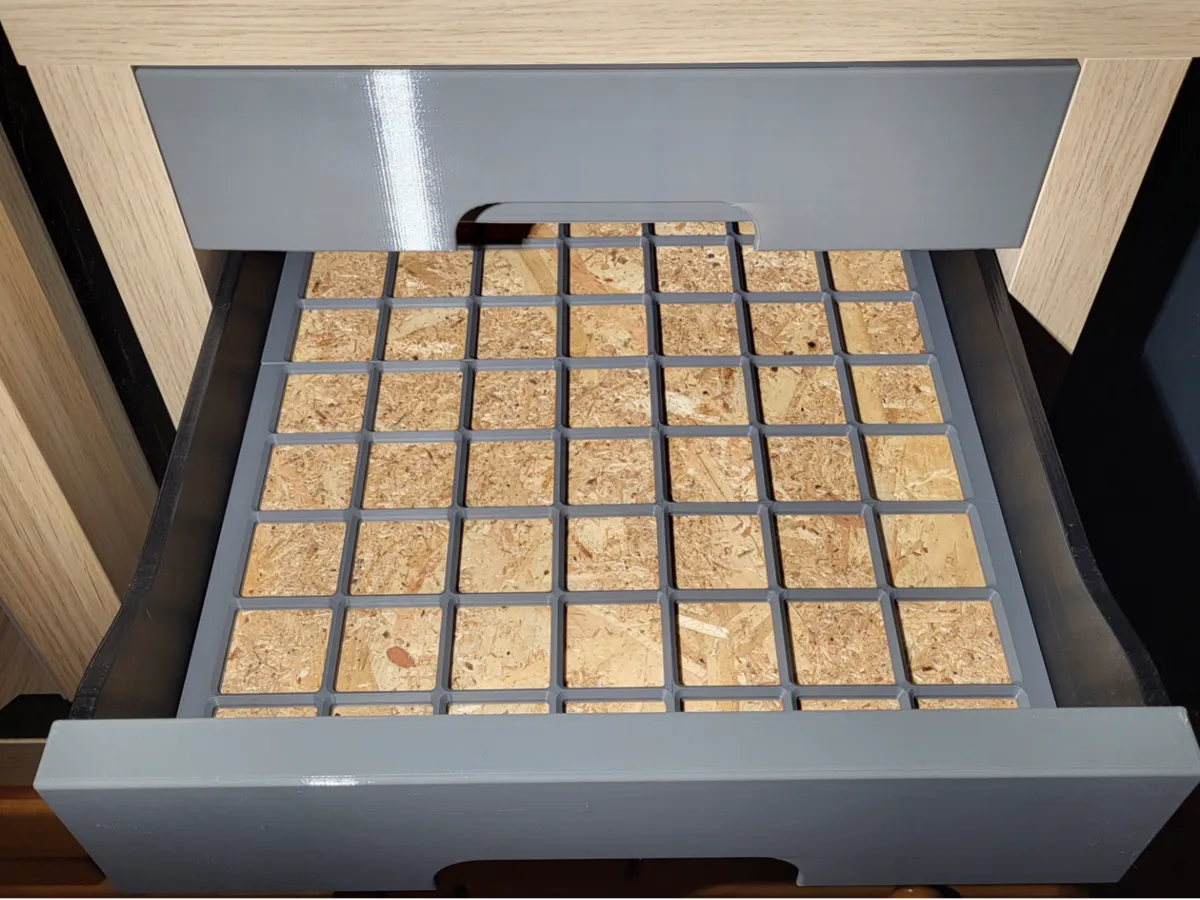 Gridfinity Base insert for Kallax drawer - Free 3D Print Model - MakerWorld