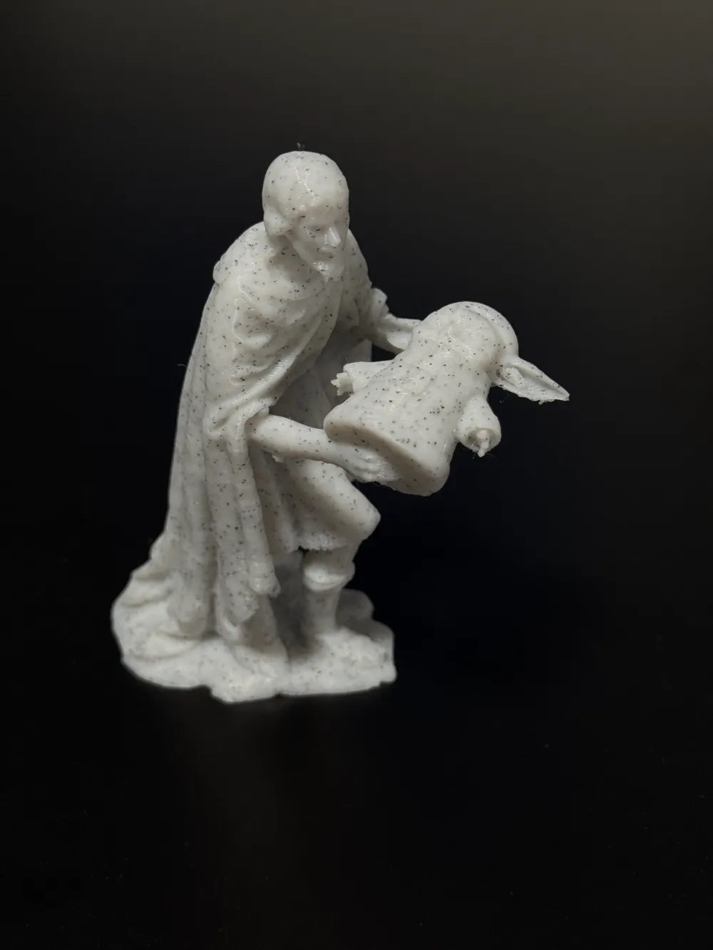 Wise Men Holding Santa Baby Yoda (Grogu) Nativity Remixed by ItsRyanM ...