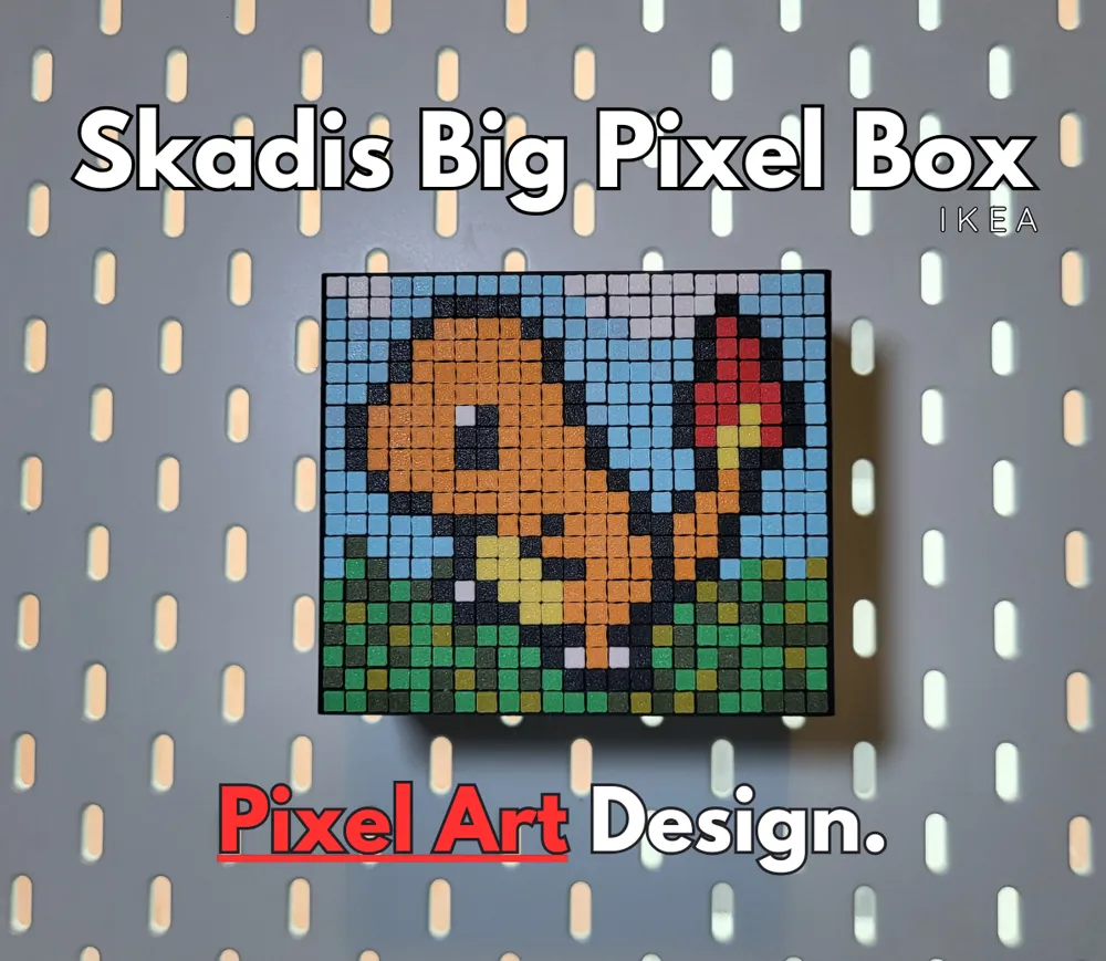 Big Pixel Box Skadis HSW by Art Design. 3D - MakerWorld