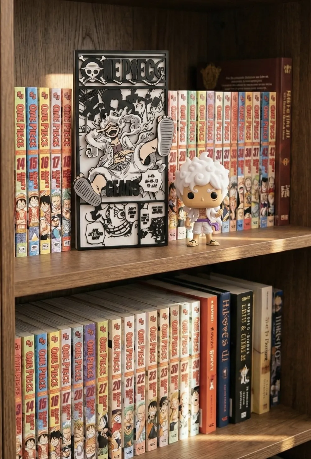 Manga Panel - Luffy Gear 5 - Free 3D Print Model - MakerWorld