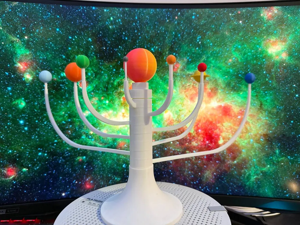 solar system - Free 3D Print Model - MakerWorld