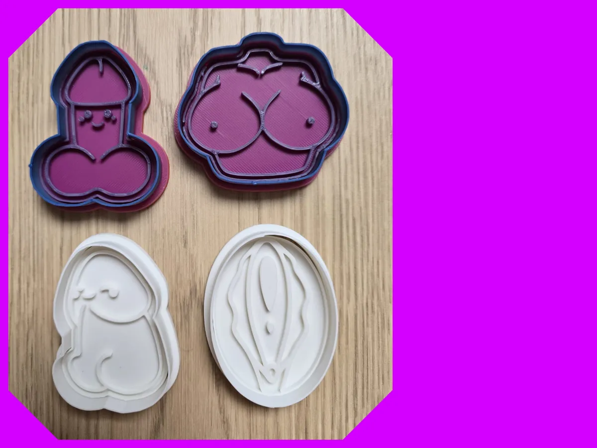 Hot Sexy Pack Adult Cookie Cutter Fun Gift Prank - Free 3D Print Model ...