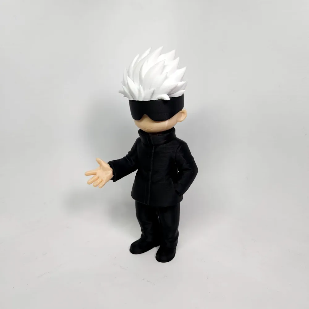 Satoru gojo chibi - multipart / no ams - Free 3D Print Model - MakerWorld