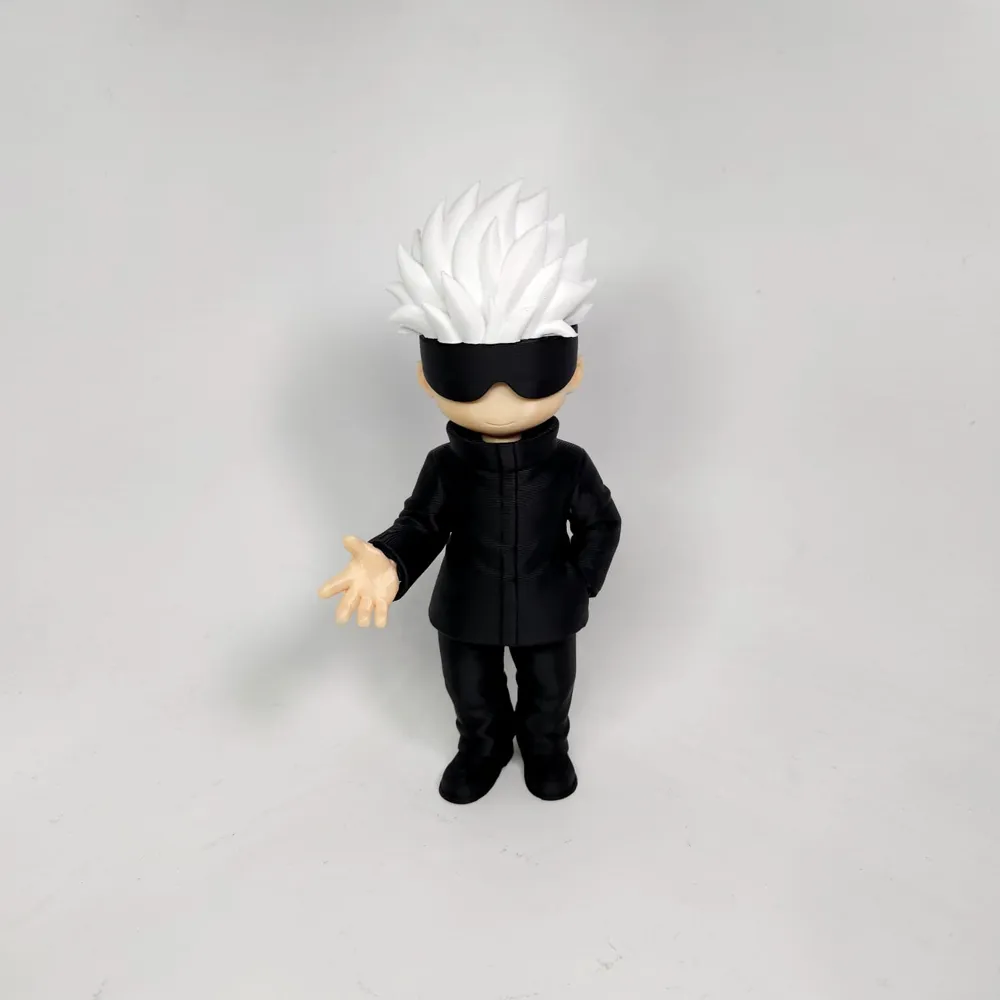 Satoru gojo chibi - multipart / no ams - Free 3D Print Model - MakerWorld