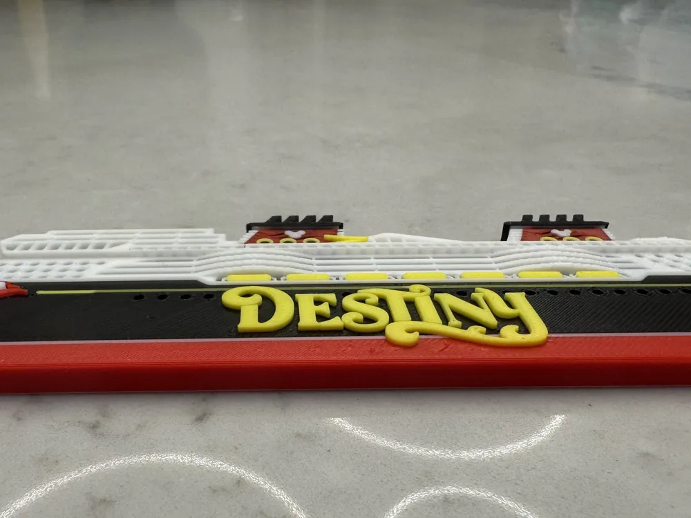 Gen 2 - DCL Ship Magnets (Ship Logos) - Free 3D Print Model - MakerWorld