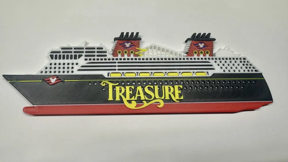 Gen 2 - DCL Ship Magnets (Ship Logos) - Free 3D Print Model - MakerWorld