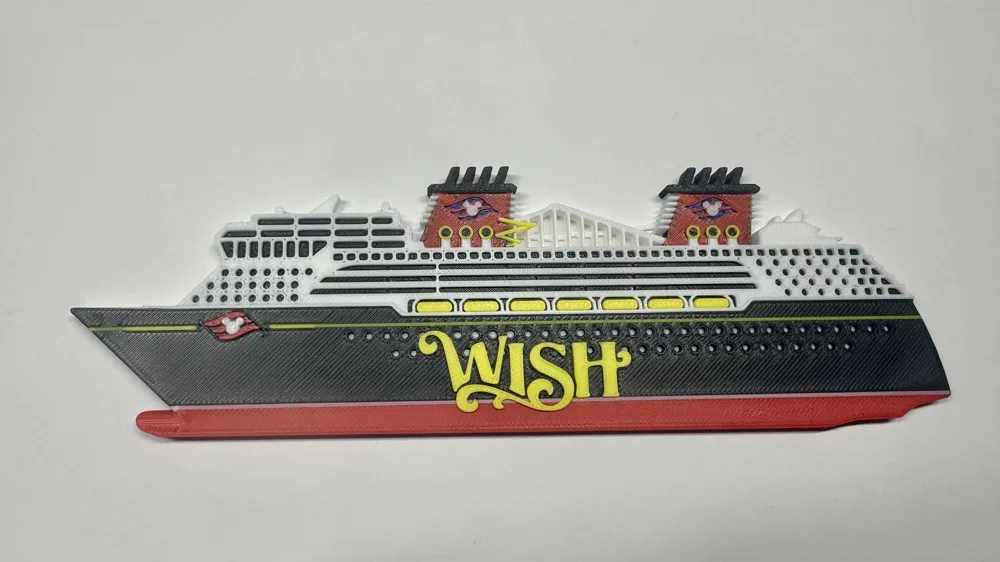 Gen 2 - DCL Ship Magnets (Ship Logos) - Free 3D Print Model - MakerWorld
