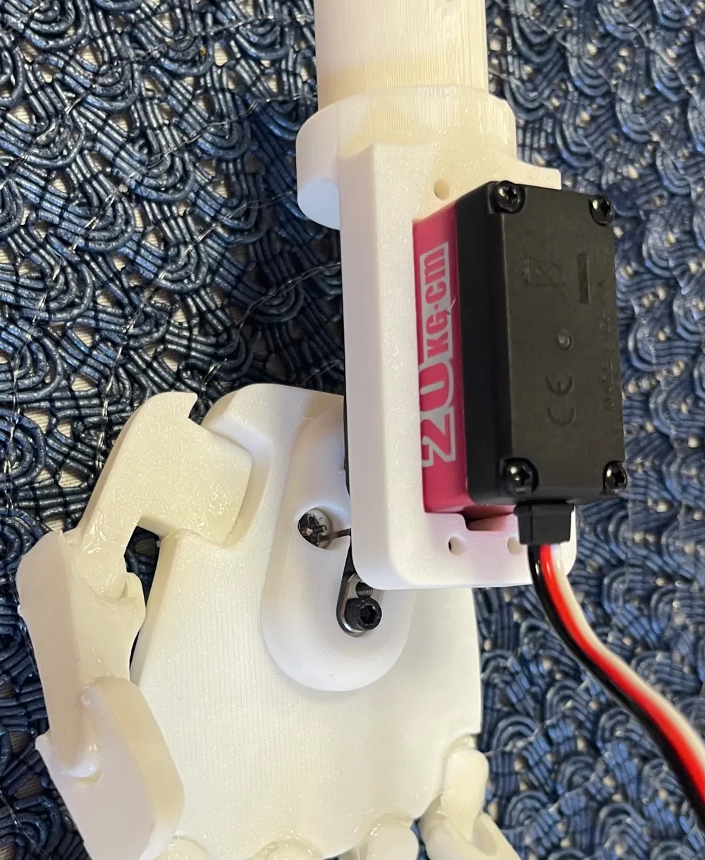 1 Axis PVC Servo Mount - Free 3D Print Model - MakerWorld