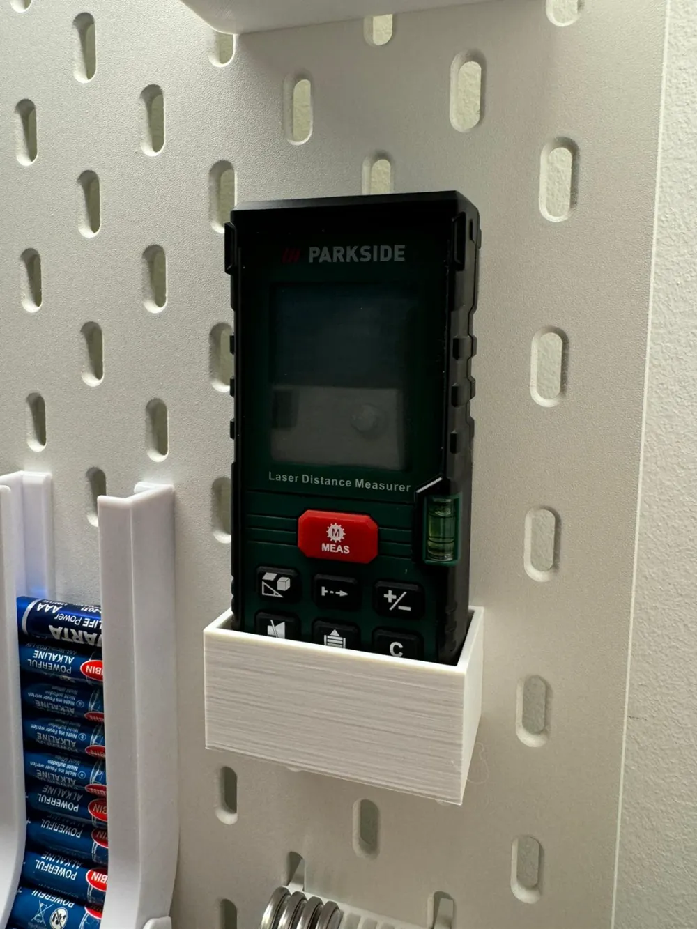 SKADIS Parkside Laser Distance Measurer Holder by flrnsmp - MakerWorld