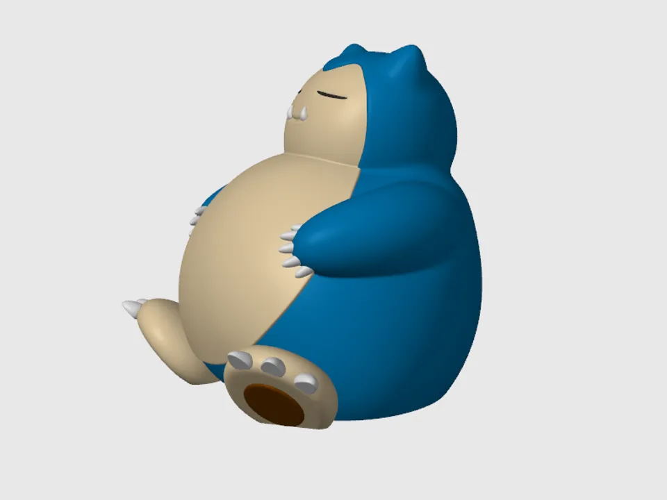 Snorlax Multicolor by entroisdimensions_figurine MakerWorld: Download ...