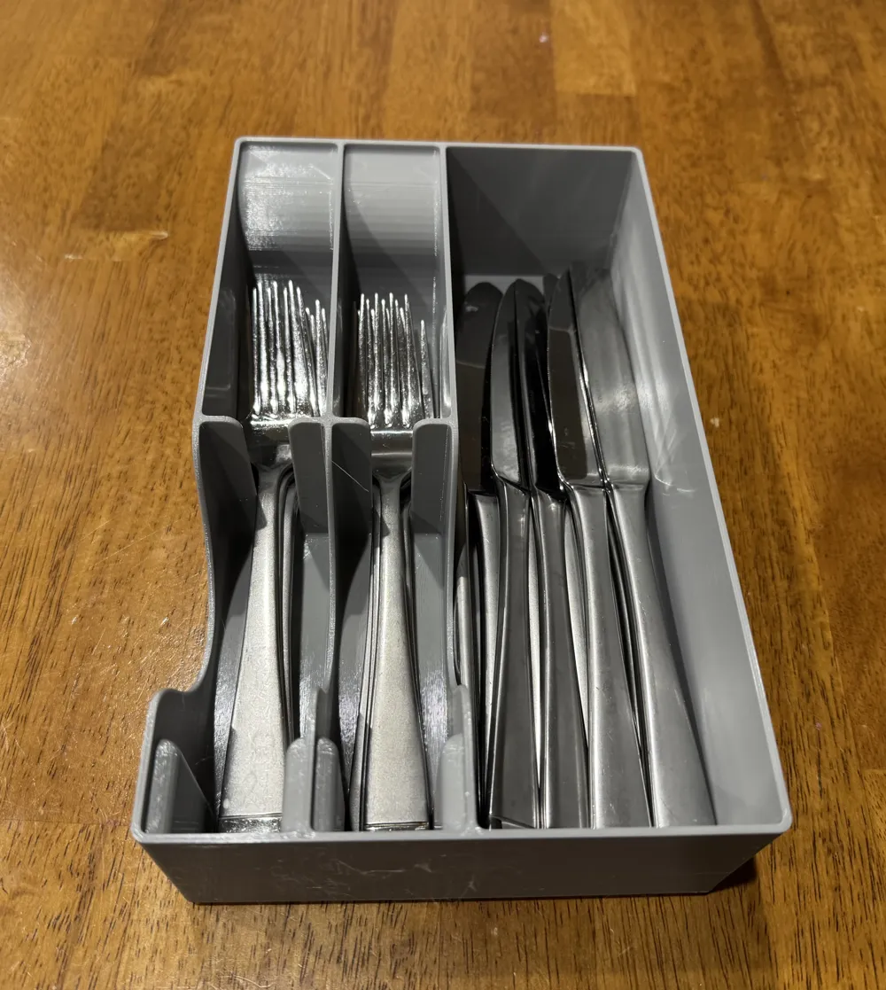 Gridfinity Silverware Drawer Organizer - Free 3D Print Model - MakerWorld