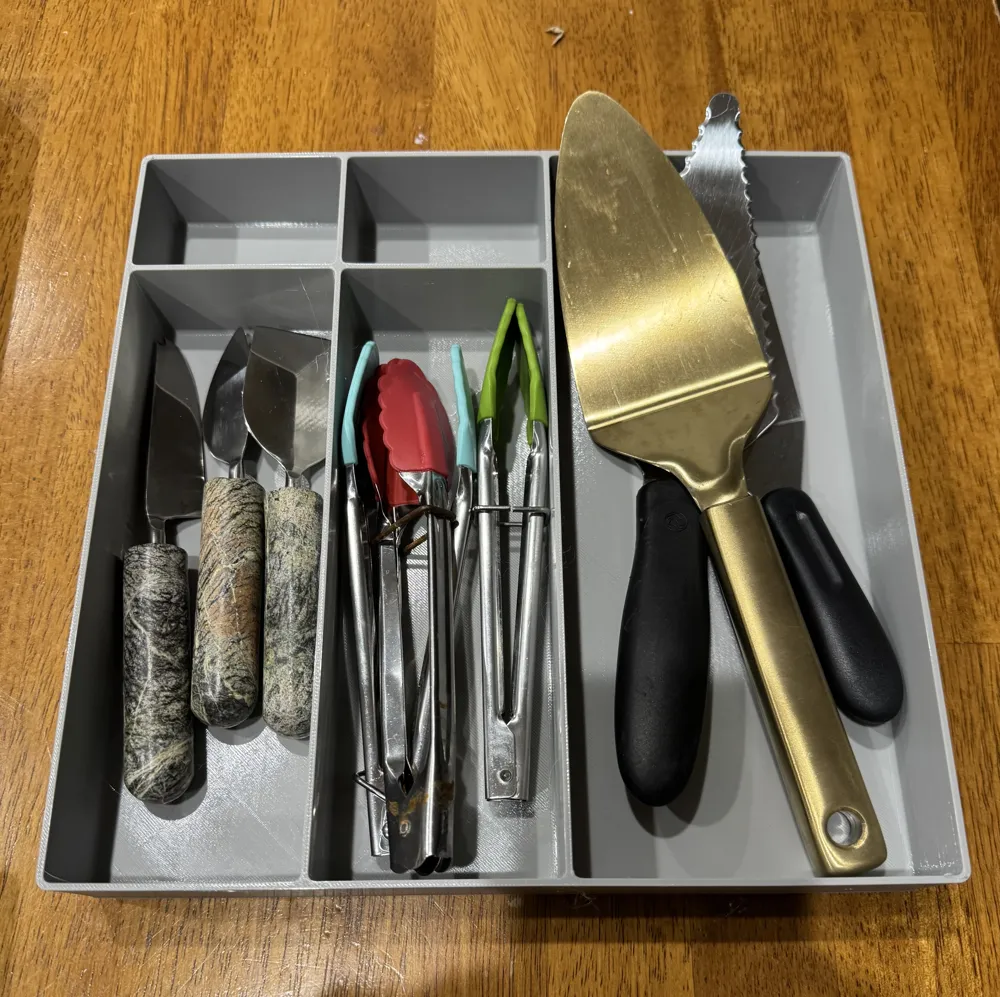 Gridfinity Silverware Drawer Organizer - Free 3D Print Model - MakerWorld