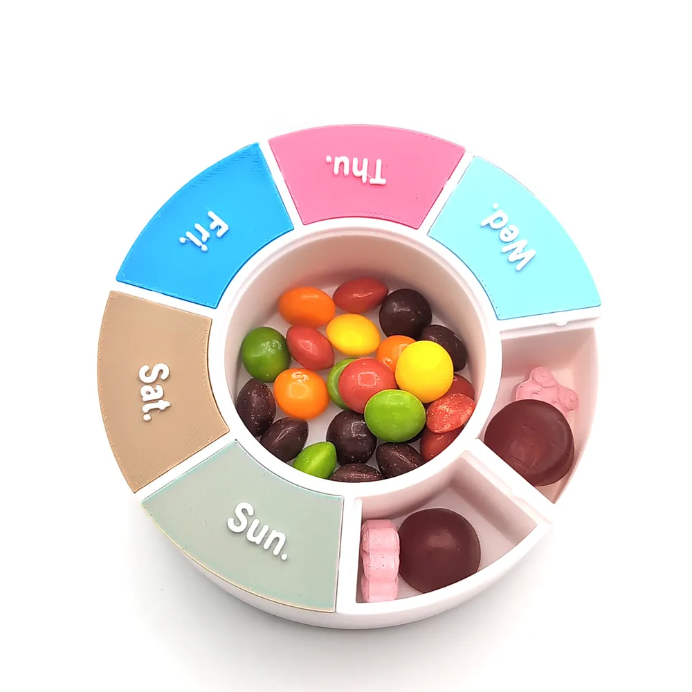 A Fun 7-Day Pill Organizer Box Kids Will Love! by Amazing3DP - MakerWorld