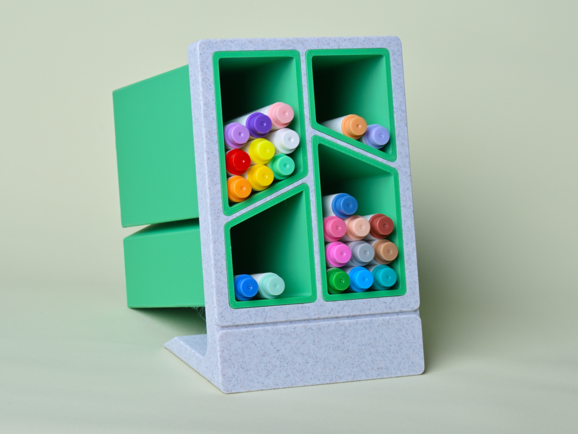 Marker Pen Oblique Insertion Storage Box (TuZhu Logo Design) by andy ...
