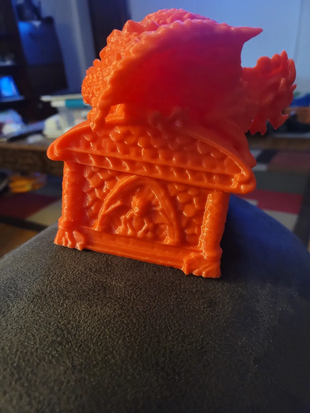 Dragon treasure chest box by Odin0425 - MakerWorld
