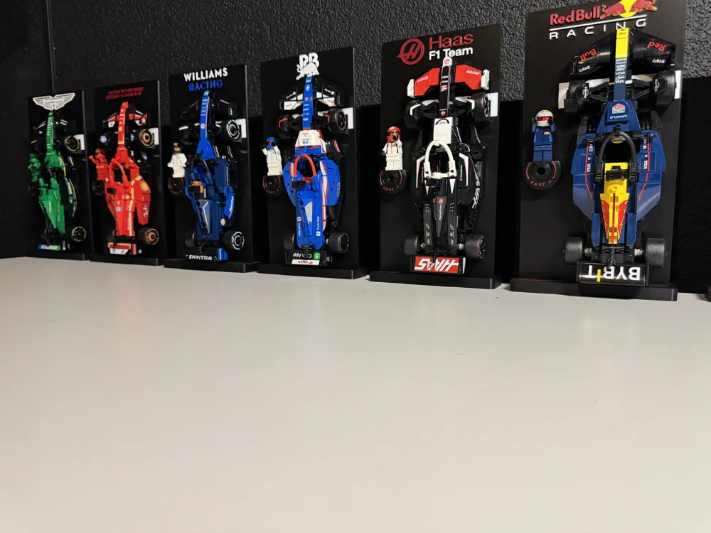 F1 Speed Champion Display All 10 Teams 2024/25 - Free 3D Print Model ...