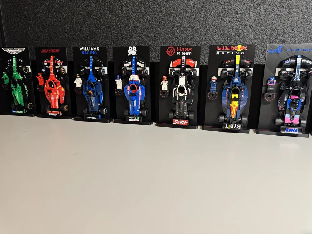 F1 Speed Champion Display All 10 Teams 2024/25 - Free 3D Print Model ...