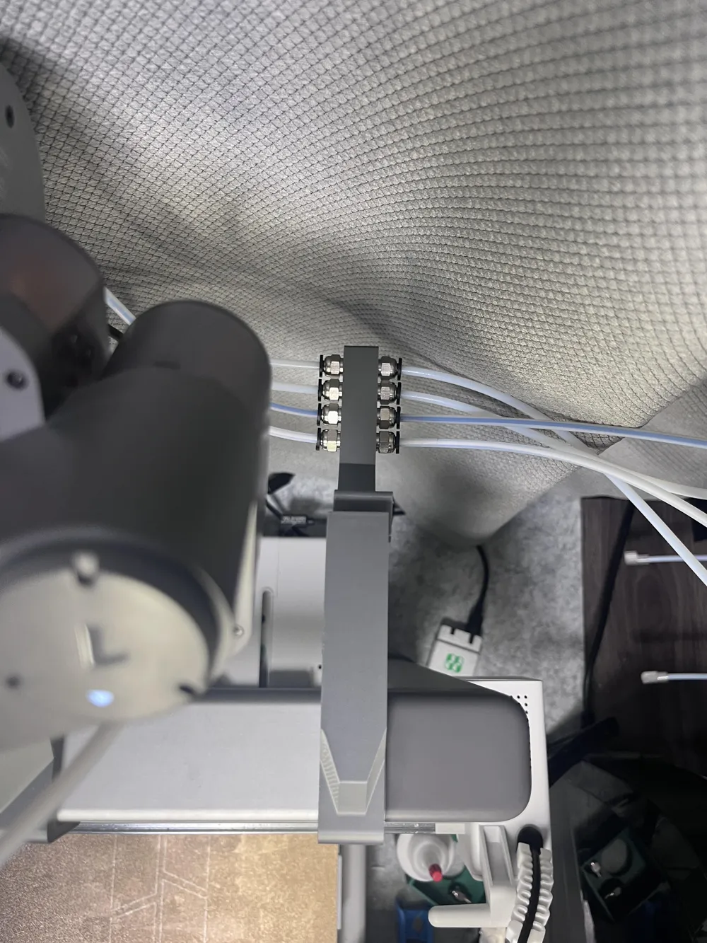 A1 AMS Top-Mounted PTFE Tubing Guide / Compatible with PC6 M10 connector by george326430 ...