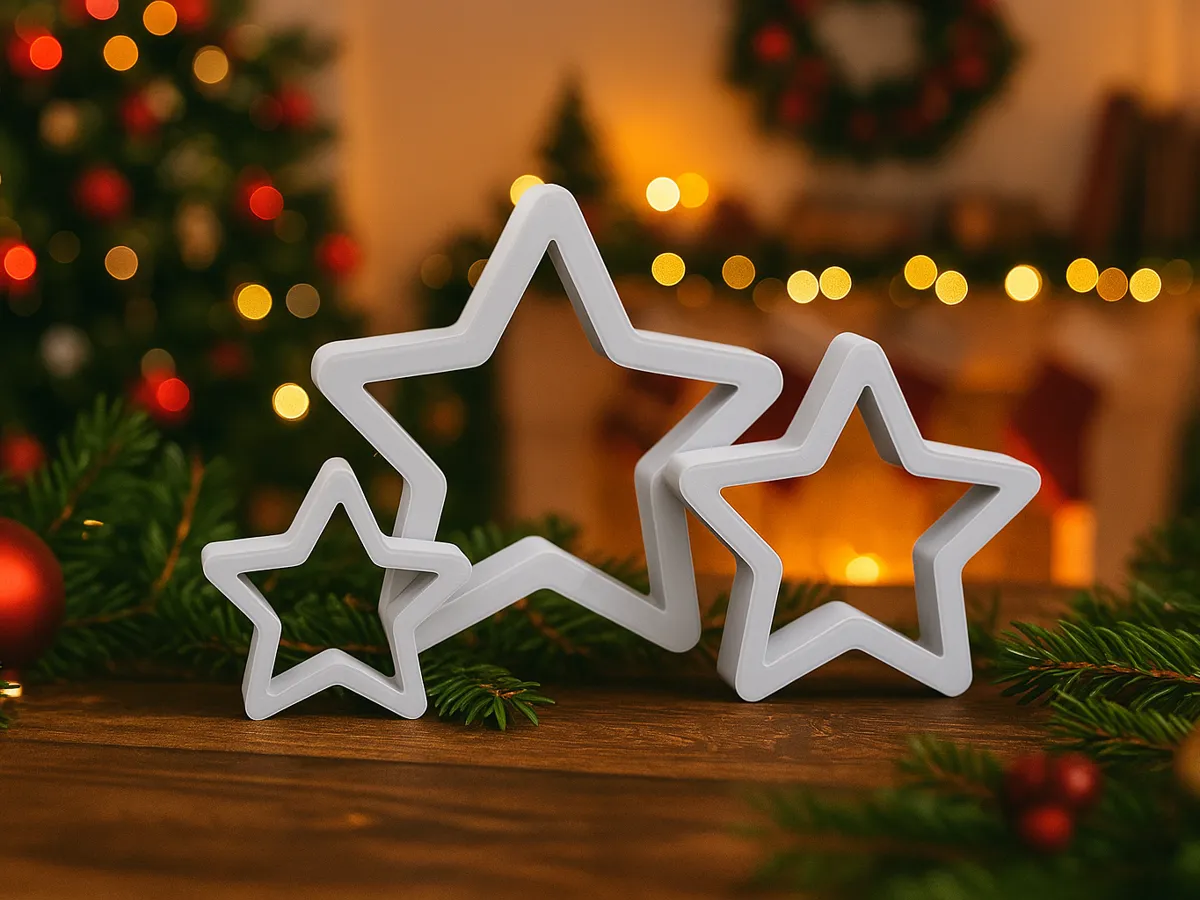 Christmas Star Decoration by DireChris MakerWorld: Download Free 3D Models