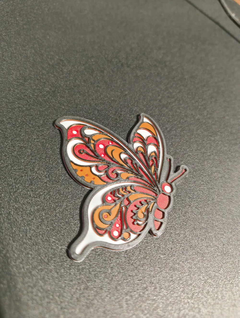Little Customizable Butterfly by LayerAtATime MakerWorld: Download Free ...