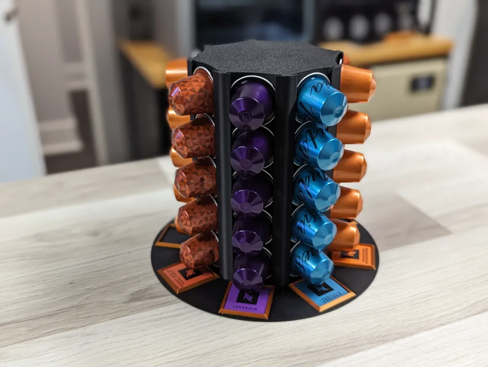 Ultimate Nespresso Original Capsules Tower - Free 3D Print Model ...