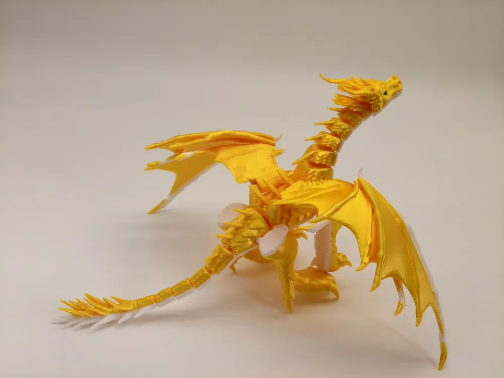Ice Winged Wyvern, no supports, printable on mini, print directly from ...