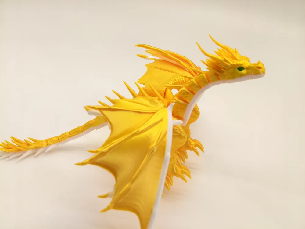 Ice Winged Wyvern, no supports, printable on mini, print directly from ...