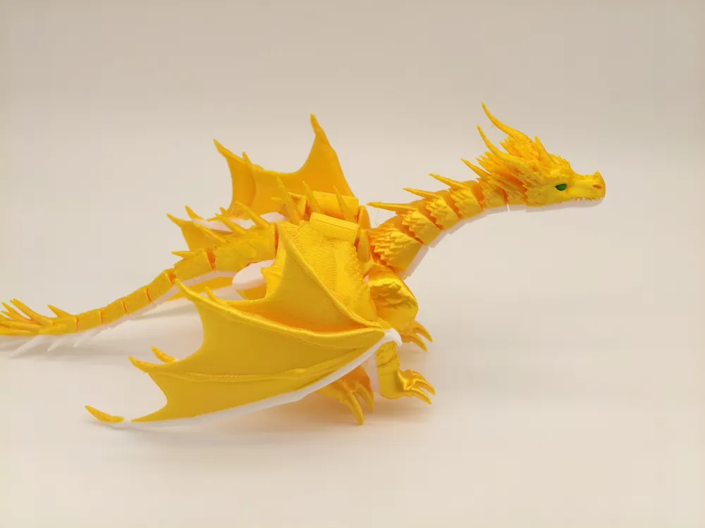 Ice Winged Wyvern, no supports, printable on mini, print directly from ...