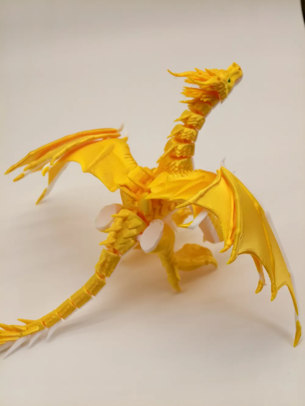Ice Winged Wyvern, no supports, printable on mini, print directly from ...