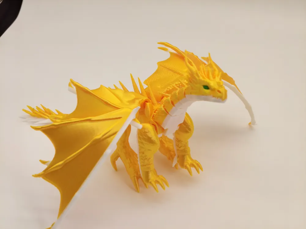 Ice Winged Wyvern, no supports, printable on mini, print directly from ...