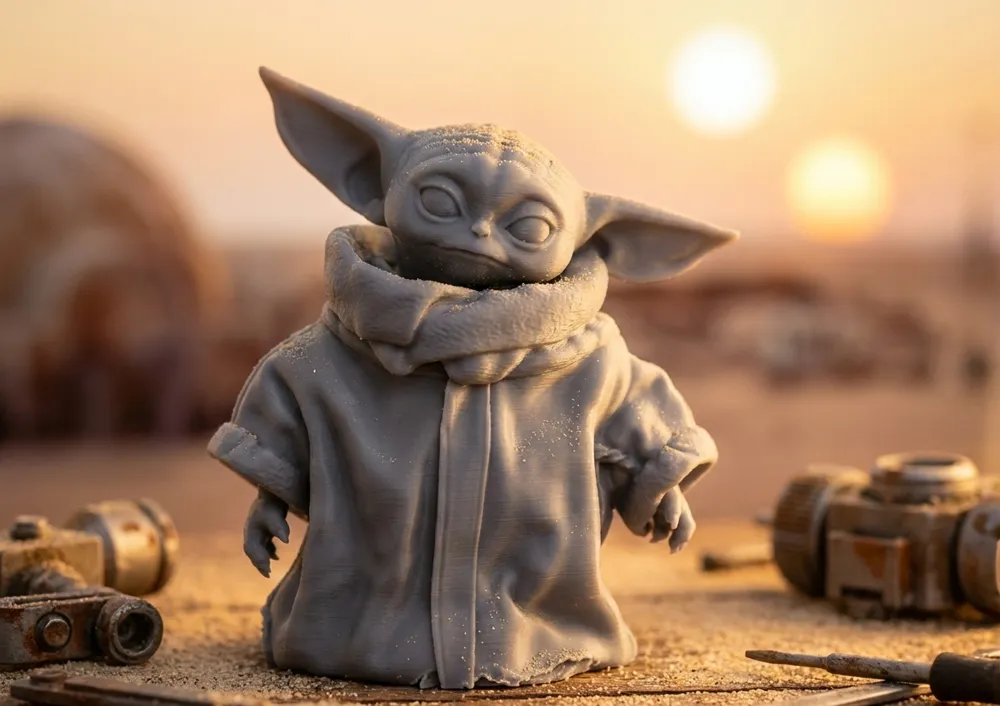 Galactic Baby – High-Detail Eco Figurine - Free 3D Print Model - MakerWorld