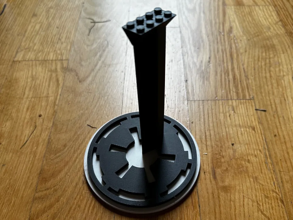 Tall Bricks Star Wars Display Stand - Empire Logo Remixed by ...