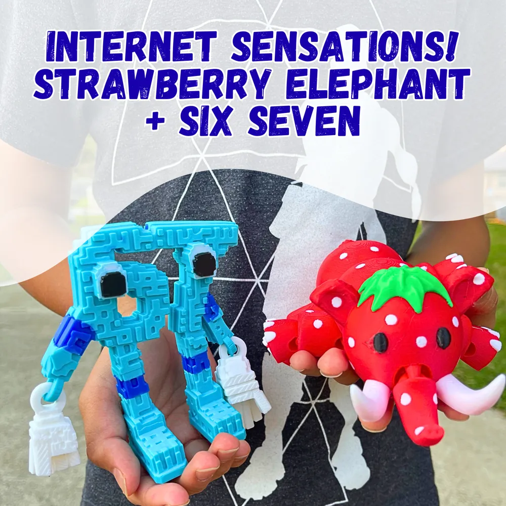Articulating 67 Italian Brainrot Meme Six Seven!!! - Free 3D Print ...