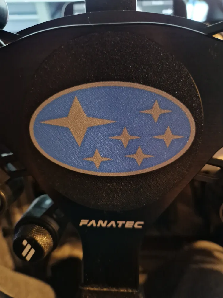 Fanatec Steering Wheel Logos - Free 3D Print Model - MakerWorld