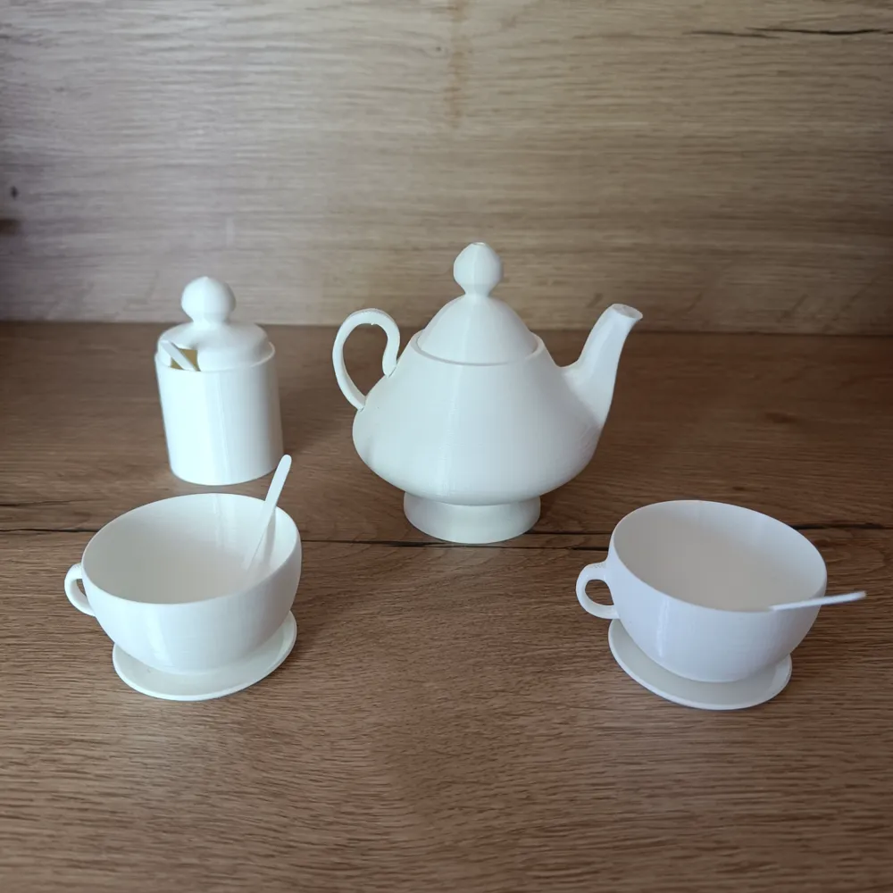 Tea set - Free 3D Print Model - MakerWorld