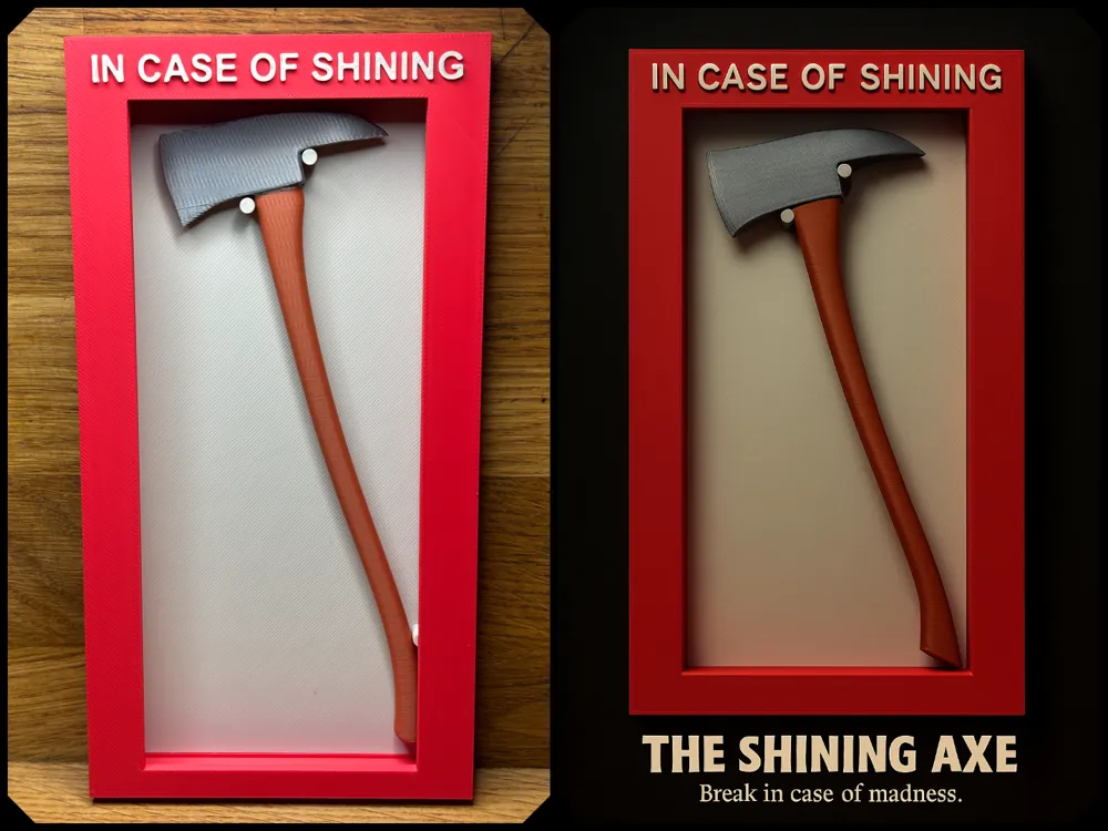 In Case of Shining – Jack’s Axe Display by PaperPlaneLab MakerWorld ...