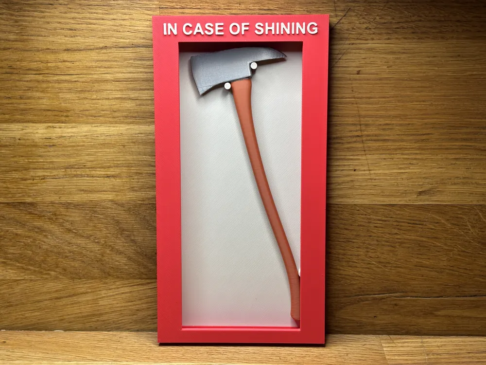 In Case of Shining – Jack’s Axe Display by PaperPlaneLab MakerWorld ...