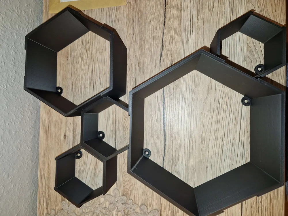 Modular Hexagon Shelf System by Schuettdesign MakerWorld: Download Free ...