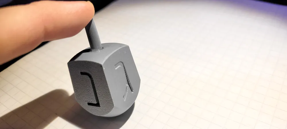 Hanukkah Dreidel - Free 3D Print Model - MakerWorld