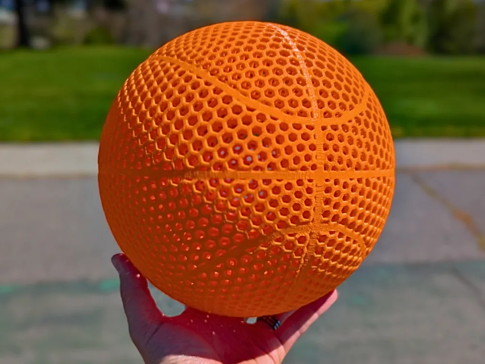 Airless Basketball - FiberFlex 30D - Free 3D Print Model - MakerWorld
