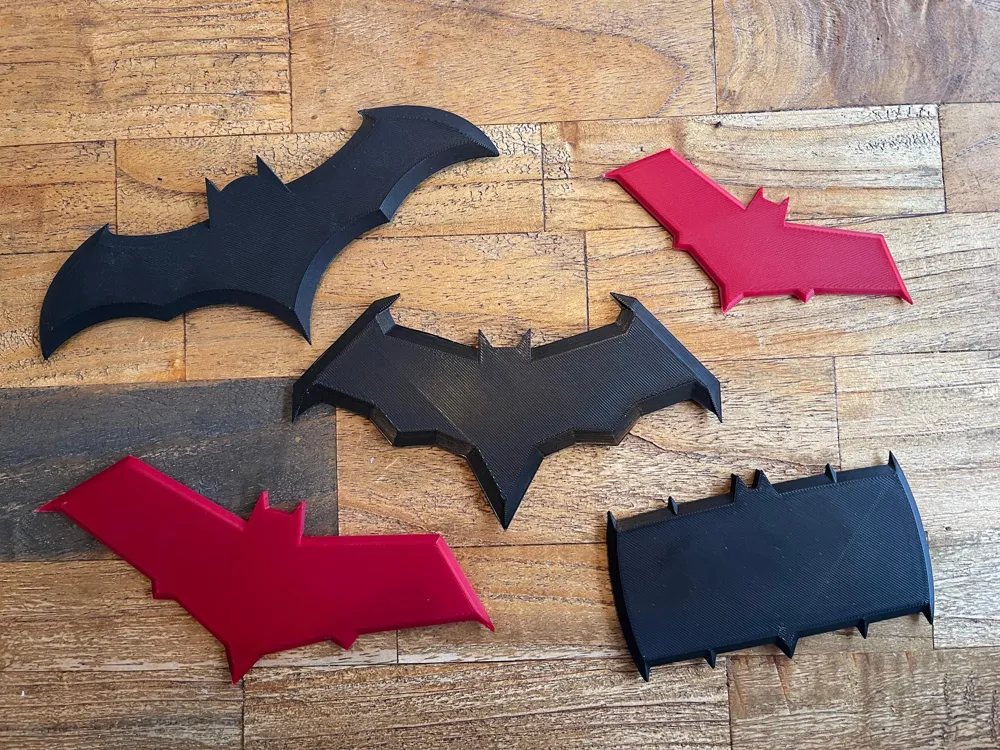 Batarang - Fraction - Free 3D Print Model - MakerWorld